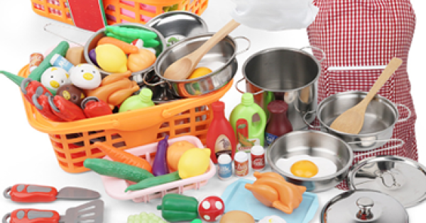 42 PCS Kids Pretend Cooking Kitchen Playset