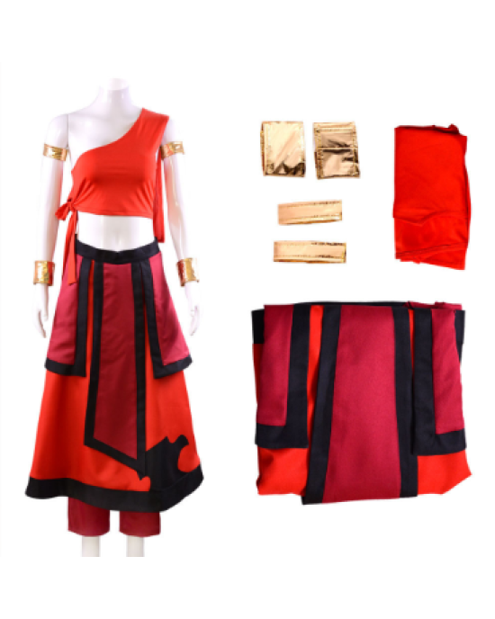 Avatar The Last Airbender Katara Red Costume Adult