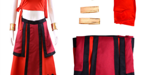 Avatar The Last Airbender Katara Red Costume Adult