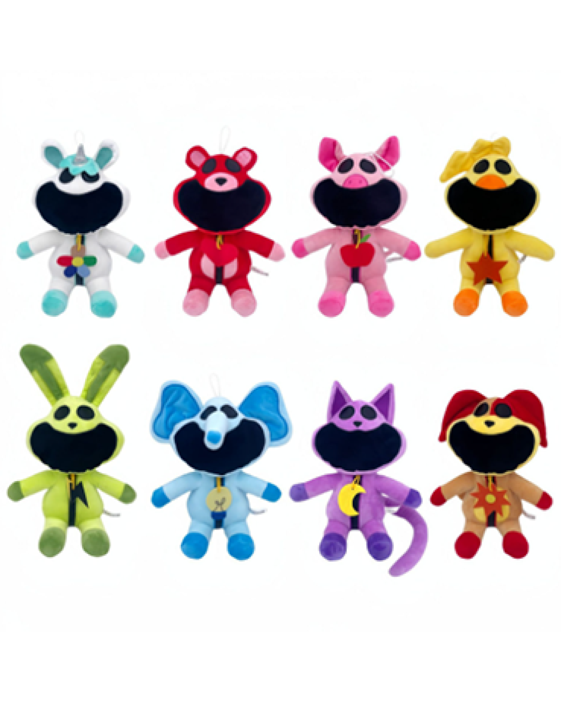 8 PCS Poppy Playtime Chapter 3 Smiling Critters Plush Toy