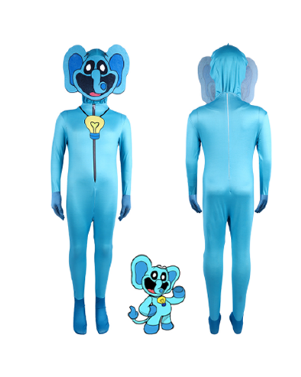 Poppy Playtime Chapter 3 Smiling Critters Costume Bubba Bubbaphant