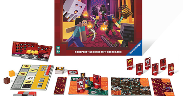 Minecraft: Portal Dash Board Game