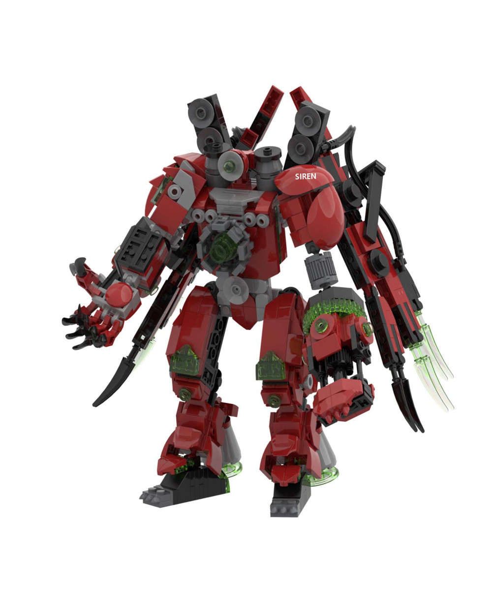 Skibidi Toilet Building Block Figure Toy Set - Titan Siren